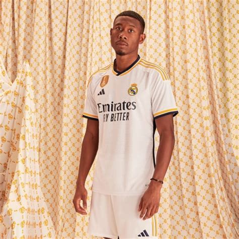 Adidas Mens Soccer Real Madrid 2324 Home Authentic Jersey White