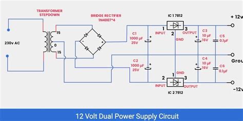 What Is Dual Power Supply Circuit Construction And Working Campus