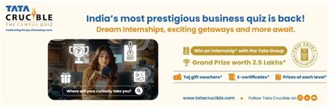 Shristy Joshi Thakur On Linkedin Tatacrucible Campusquiz2024