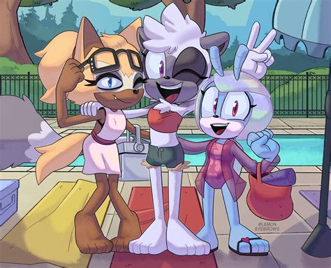 Tangle The Lemur Whisper The Wolf And Jewel The Beetle Sonic And 1