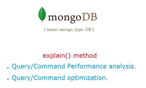 Explain Method Mongodb