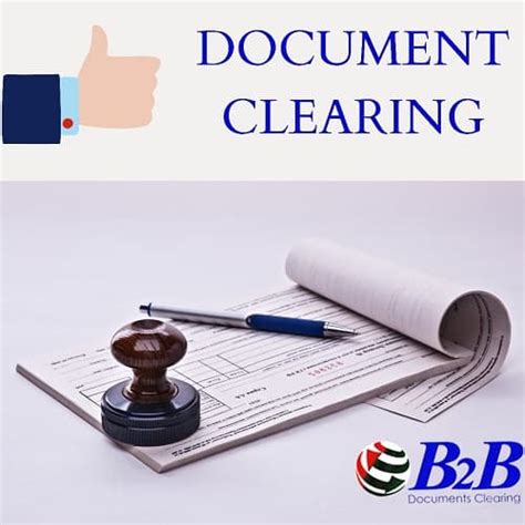 Document Clearing Service For Your Business Contact