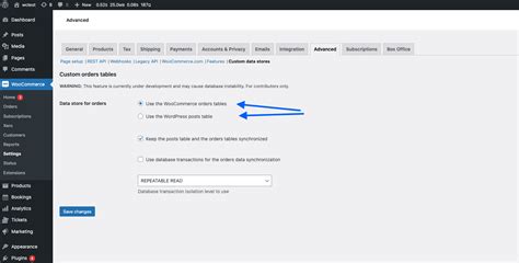 High Performance Order Storage Woocommerce