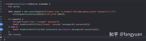 Fmdb的使用 知乎