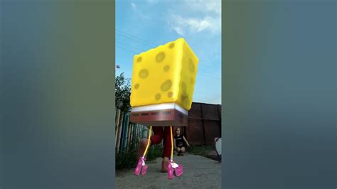 губка боб у меня во дворе😱 Youtube