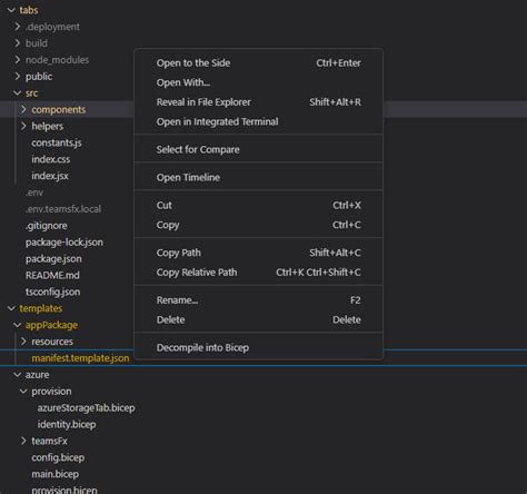 Missing Deploy Teams App Manifest Option · Issue 7410 · Officedev