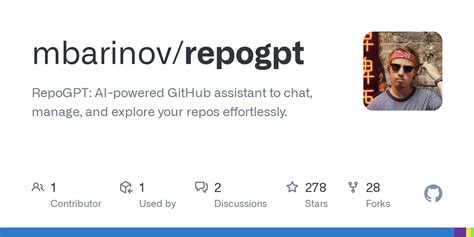 Github Mbarinovrepogpt Repogpt Ai Powered Github Assistant To Chat