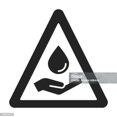 물 희소성 검은 글리프 아이콘 생태 재해 격리된 벡터 요소입니다 웹 페이지 모바일 앱 프로모션을 위한 개요 그림 개념에 대한 스톡 벡터 아트 및 기타 이미지 Istock