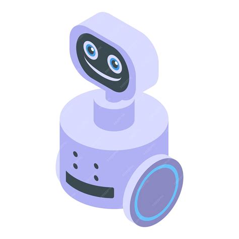 Premium Vector Robot Assistant Icon Isometric Of Robot Assistant Vector Icon For Web Design
