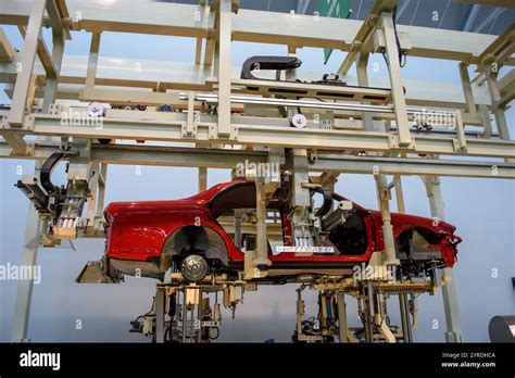 Car Assembly Line In Toyota Commemorative Museum Of Industry And