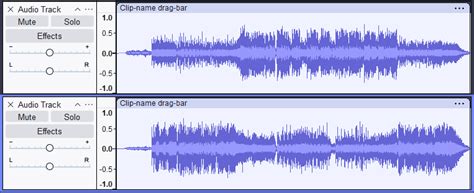 Splitting And Joining Stereo Tracks Audacity Manual