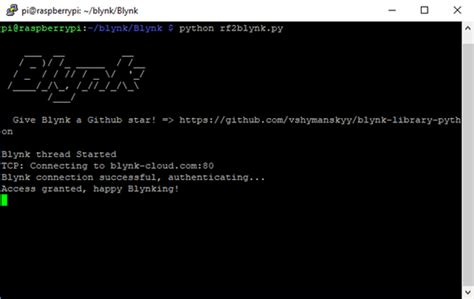 Interfacing With Blynk With Python Jemrf