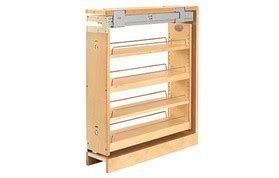 Rev A Shelf 438 BCSC 6C 6 W Natural Wood Blumotion Upper Slide Base Organizer Wholesale Opentip