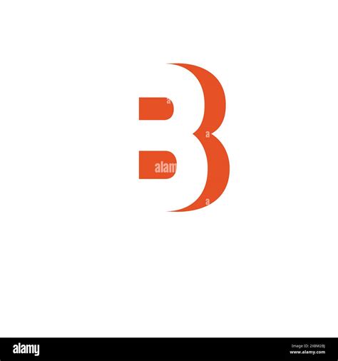 Modern And Unique Letter B Initials Logo Design Stock Vector Image