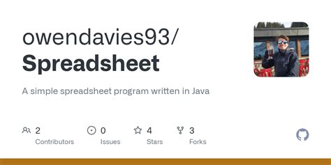 Github Owendavies93spreadsheet A Simple Spreadsheet Program Written