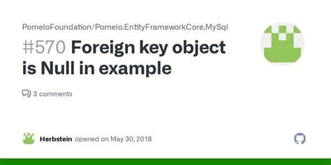 foreign key object is null in example · issue 570 · pomelofoundation pomelo entityframeworkcore