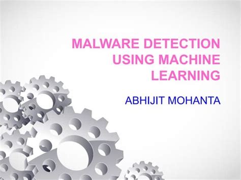 Malware Classification Using Machine Learning Ppt