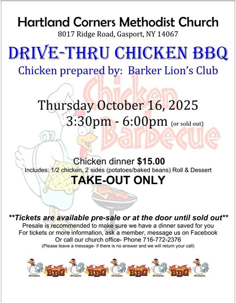 Only One Week Until Hartland Corners Methodist Church Facebook