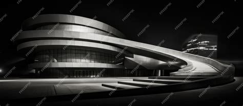 Premium Photo Geometric Architecture Detail Modern Concrete Structure Building Abstract