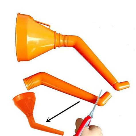 필터 오토바이 연료 보급 가솔린 엔진 오일 깔때기와 3pcs 130mm 급유 깔때기 모토 자동차 깔때기 자동 Temu