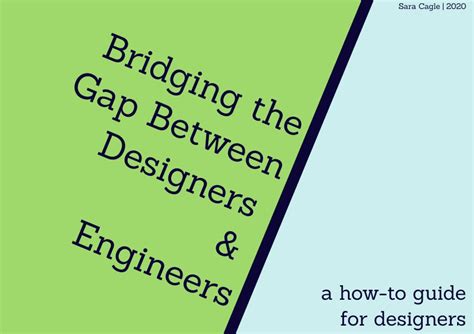 Bridging The Gap Between Designers And Engineers — A How To Guide By Sara Ux Collective