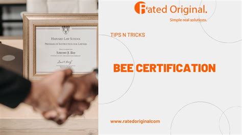 Bee Certification Rated Original