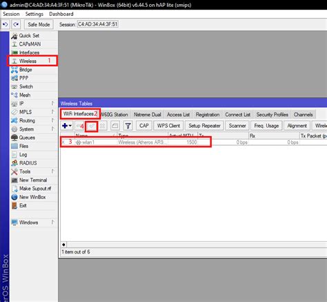 Konfigurasi Wlan Mode Ap Bridge Mikrotik