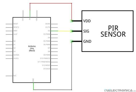 como detectar movimiento con arduino y sensor pir tuelectronica es
