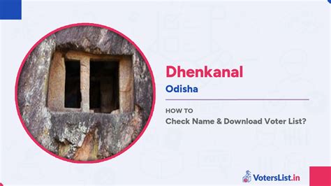 Dhenkanal Voter List 2025 Pdf Odisha Download And Search Name In Electoral Roll