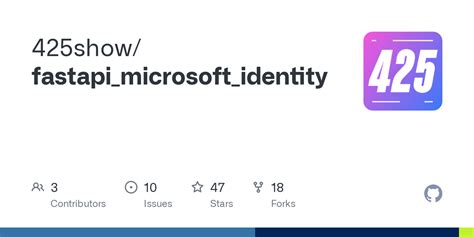 Github 425showfastapimicrosoftidentity