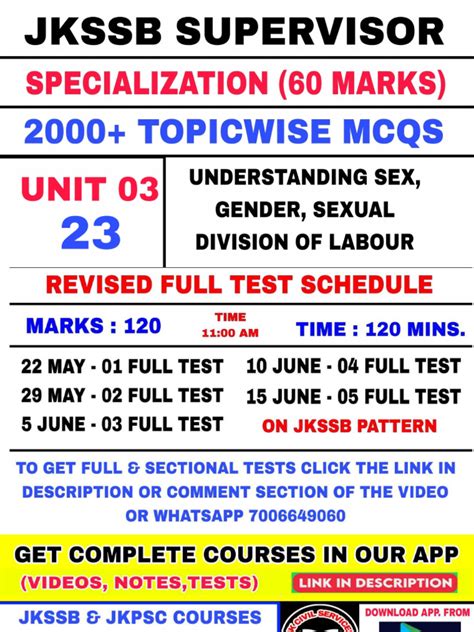 Unit 3 Understanding Sex Gender Sexual Division Of Labour 36928488