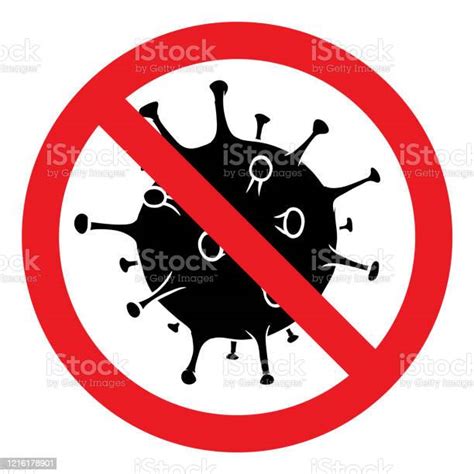 주의에 서명하십시오 코로나바이러스를 중지합니다 코로나바이러스 발생 코로나바이러스 위험한 건강 위험 질병 벡터 그림입니다 0명에 대한 스톡 벡터 아트 및 기타 이미지 Istock