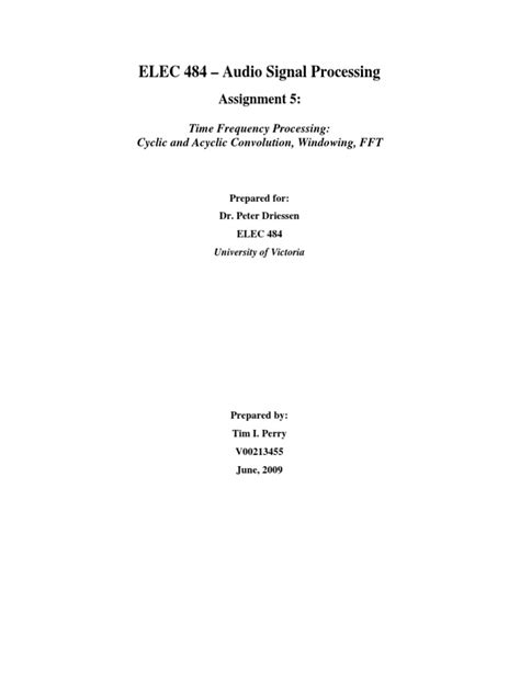 cyclic convolution pdf pdf discrete fourier transform convolution