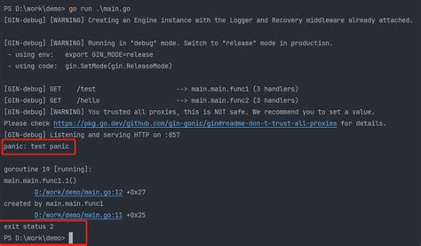 Golang Gin框架是如何处理panic 李若盛开 博客园