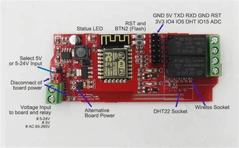 Openhacks Open Source Hardware Productos Wifi Iot Relay Board Vdc Based On Esp8266