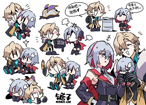 Aventurine Topaz Trotter And Numby Honkai And More Drawn By Nokoko Danbooru