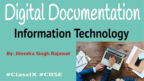 Digital Documentation Class 9 Unit Iii Information Technology Class Ix Cbsenew Youtube