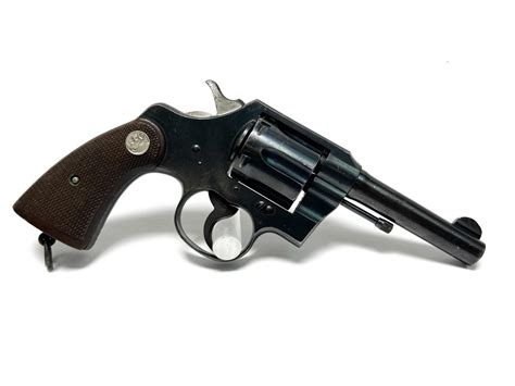 Used Colt Official Police 38 Special 4 Barrel Blued Finish 6 Shot