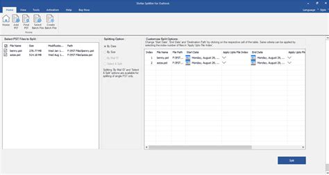 Splitting Large Pst Files Made Easy With Stellar Splitter For Outlook