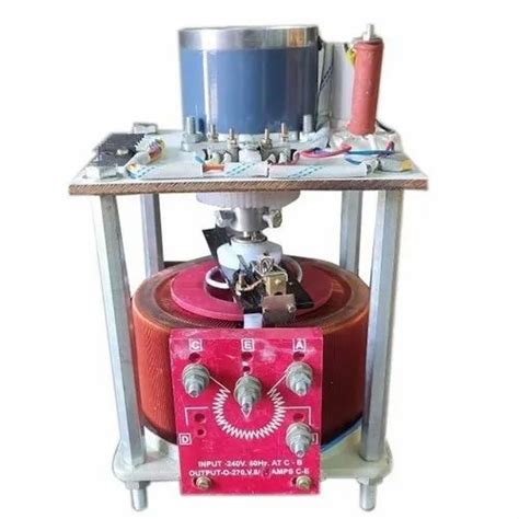 8 A Motorized Single Phase Variac Transformer At 2700 Piece In Noida ID 23456769312