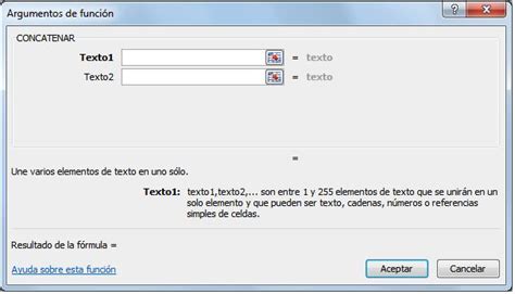 Función Concatenar Funciones De Excel Excel Intermedio