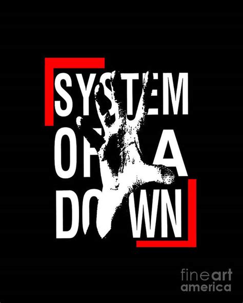 System Of A Down White Logo
