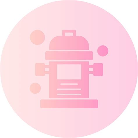 Fire Hydrant Gradient Circle Icon 39521329 Vector Art At Vecteezy