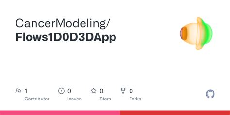 GitHub CancerModeling Flows D D DApp