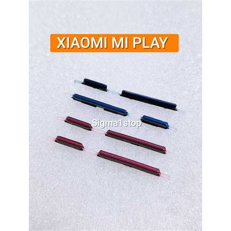 Jual Xiaomi Play Pernik Tombol Luar On Off Volume Tombol Power Mi Play Button Suara Shopee