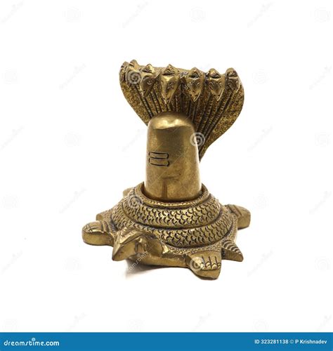 Antique Statue Of Lord Shiva Lingam On A Turtle Called Kurma Protected