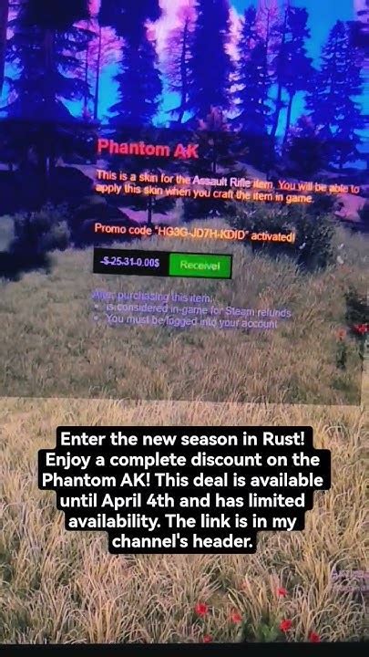 Claim Your Free Phantom Ak In Rust⁉️🤯 Rust Rustraid Rustskins Rustclips Cs2moments
