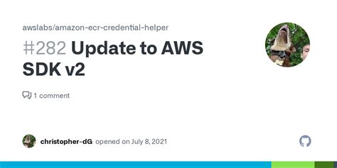 update to aws sdk v2 · issue 282 · awslabs amazon ecr credential
