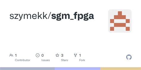github szymekk sgm fpga