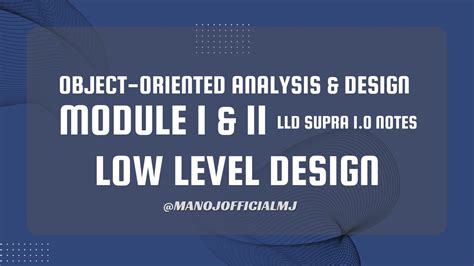 [video] manoj kumar🇮🇳 on linkedin objectorienteddesign ooad uml